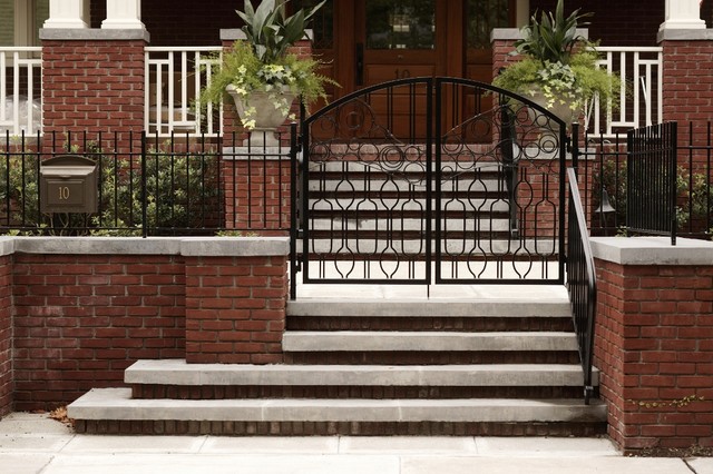 front gate - Traditional - Exterior - Other - by PBC Design + Build ...