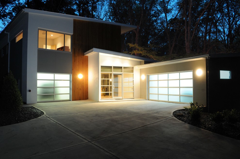 Front view of new residence in Doraville - Contemporary - Exterior ...