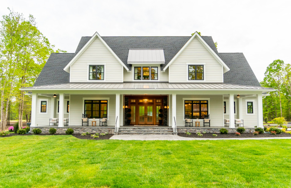 Front View - Farmhouse - Exterior - New York - by The House Designers ...