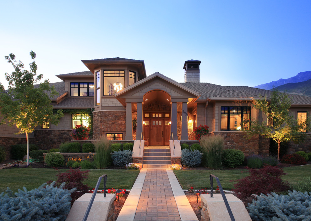 Front view - Craftsman - Exterior - Salt Lake City - by THINK ...