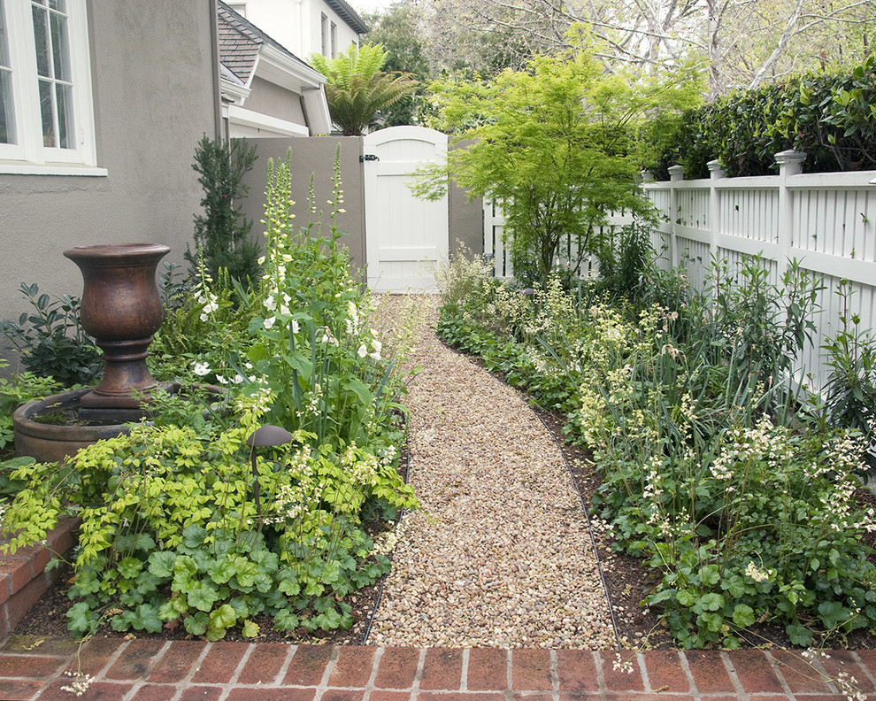 Front walk & gravel path - Traditional - Landscape - San Francisco - by ...