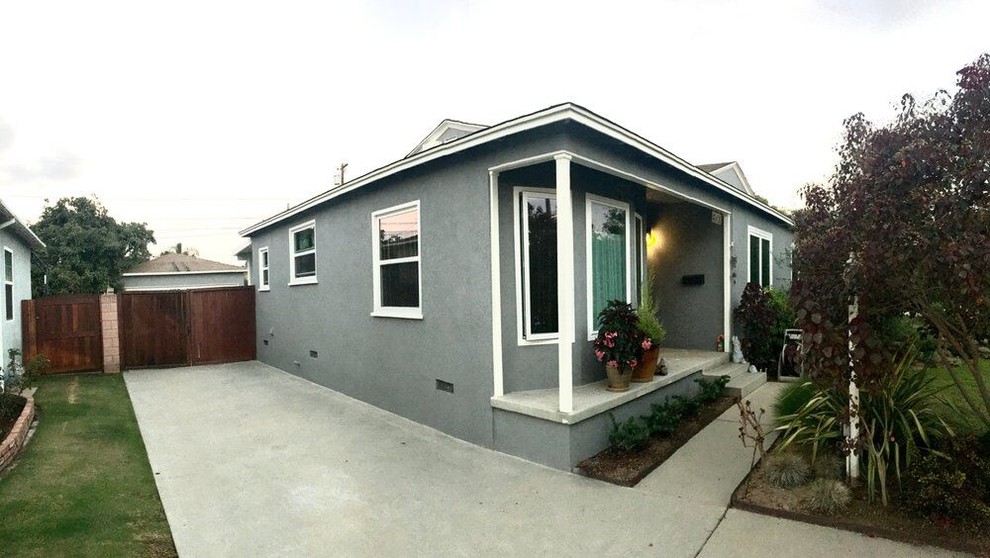 Full House window installation - Transitional - Exterior - Los Angeles ...