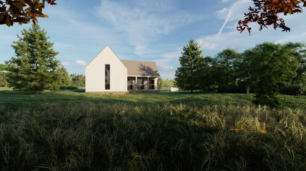 Gable House - Farmhouse - Exterior - Atlanta - by Whitewash Studio ...