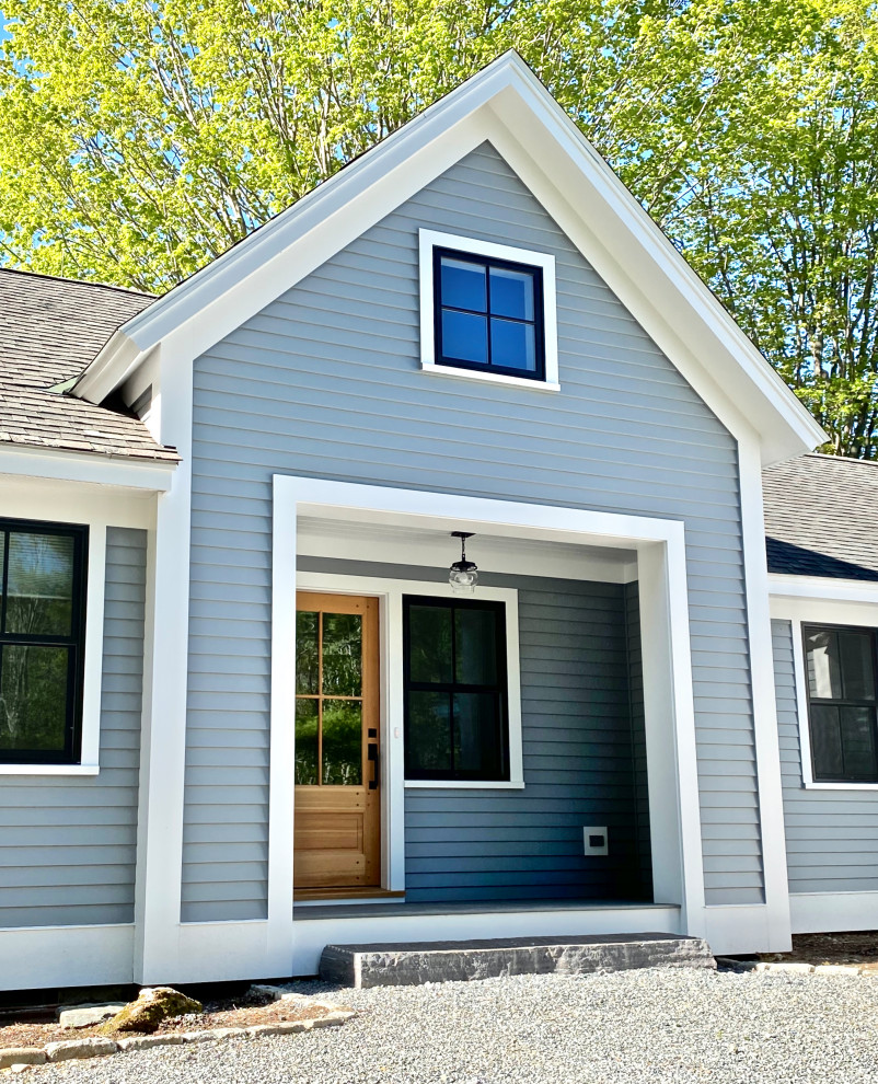 Gabled Entry - Farmhouse - Exterior - Boston - by Maple Valley Design ...