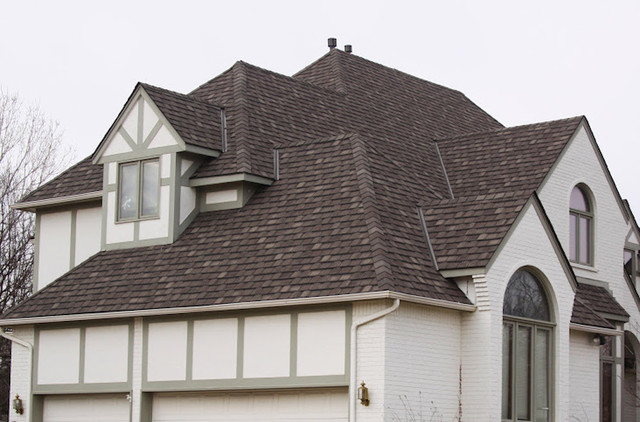 GAF Camelot Aged Oak #1 - Traditional - Exterior - Wichita - by Rhoden ...