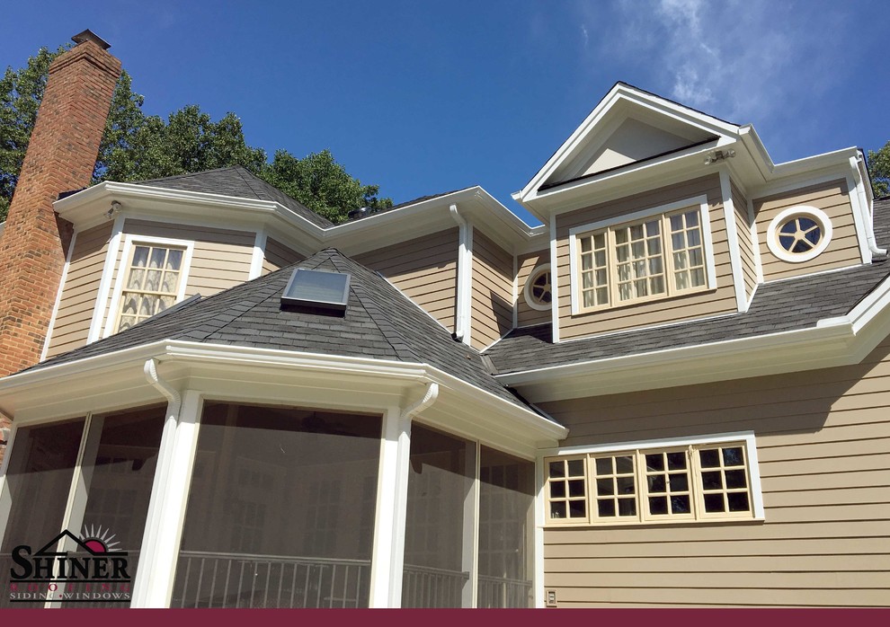 GAF Camelot II Charcoal Black shingles - House Exterior - DC Metro - by ...