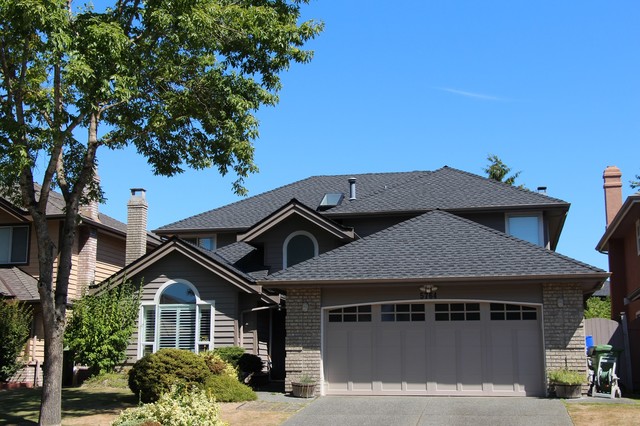 GAF Timberline Prestique LT HD in Charcoal - Classique - Façade ...