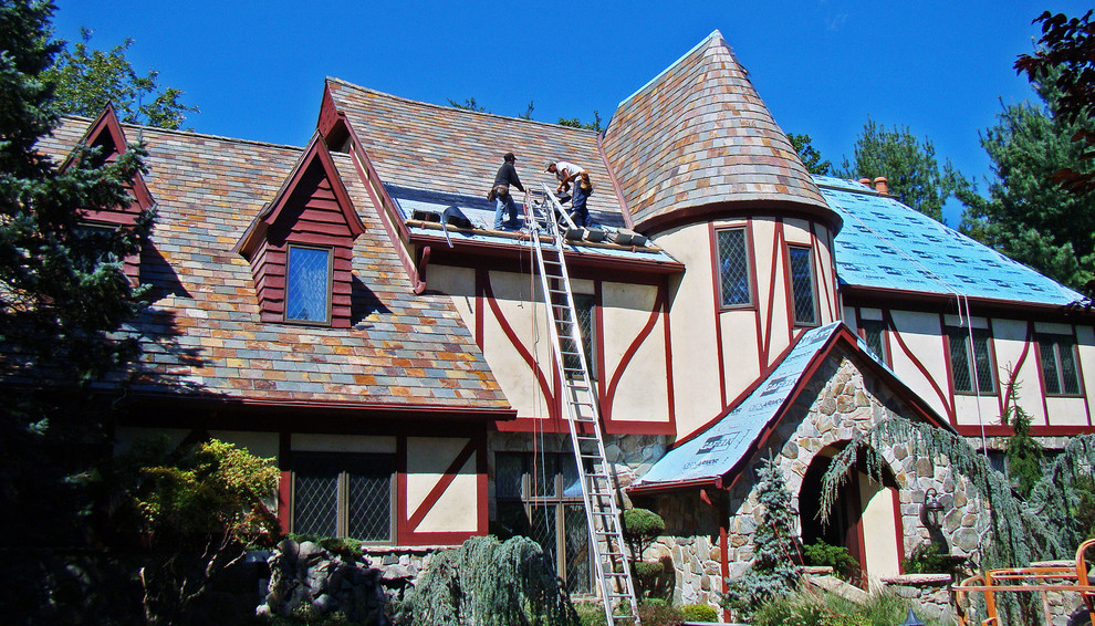 GAF TruSlate Roof - Traditional - Exterior - New York - by American ...
