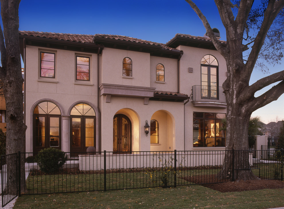 Galleria Area Spanish Style Home - Mediterranean - Exterior - Houston ...