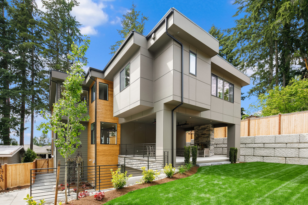 Geometric Exterior - Contemporary - Exterior - Seattle - by Enfort ...
