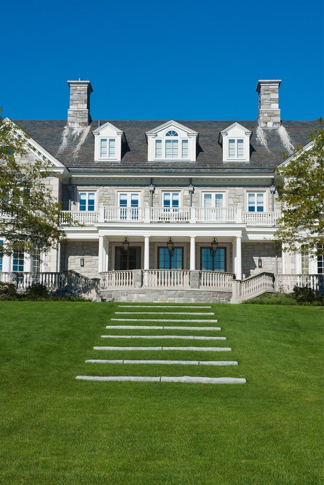 Georgian Estate in Greenwich - Traditional - Exterior - New York - by ...