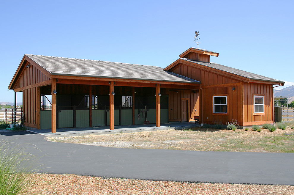 Gilroy Stable - Traditional - Exterior - San Francisco - by Equine ...