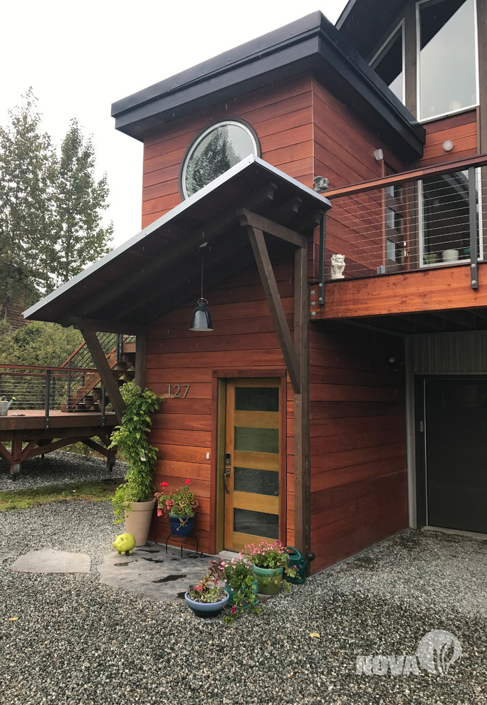Girdwood Alaska Cabin | Nova Batu Siding - Rustic - Exterior - Other ...