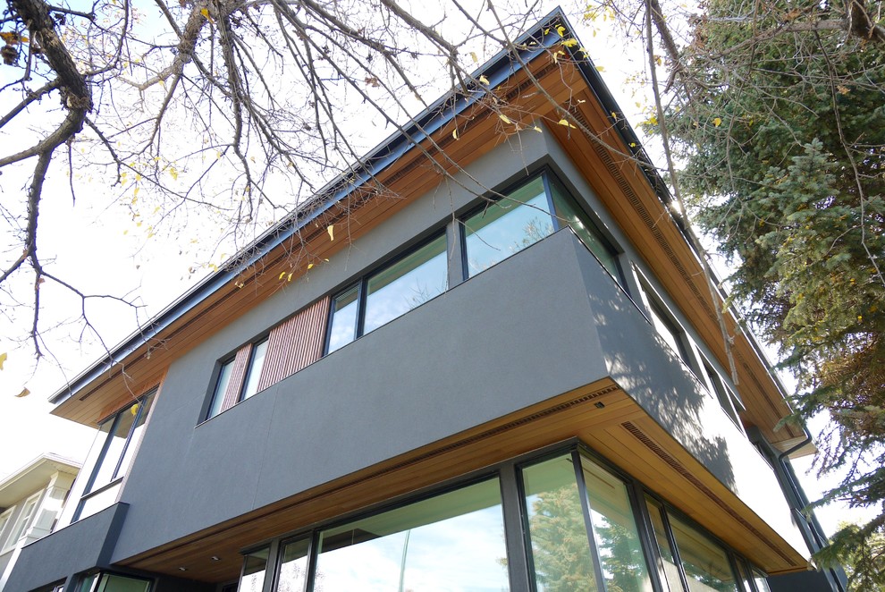 Glass House - Modern - Exterior - Calgary - by Alloy Homes Incorporated ...