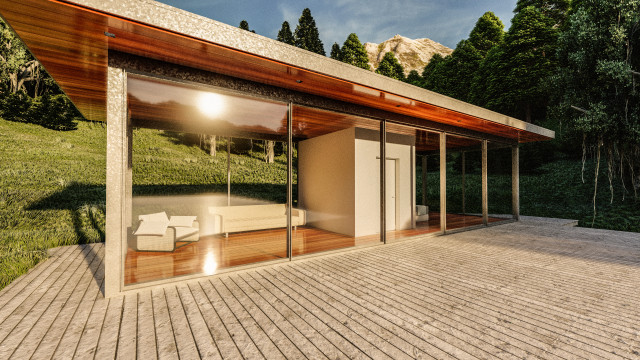 Glass Pavilion House