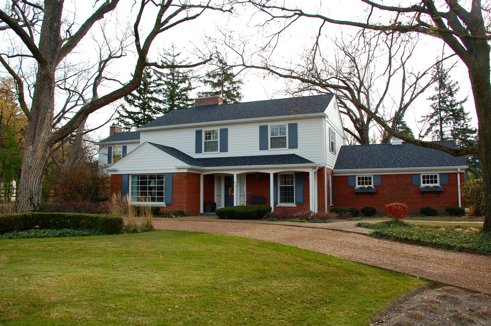 Glenview, IL Siding James Hardie Siding Colonial House - Traditional ...