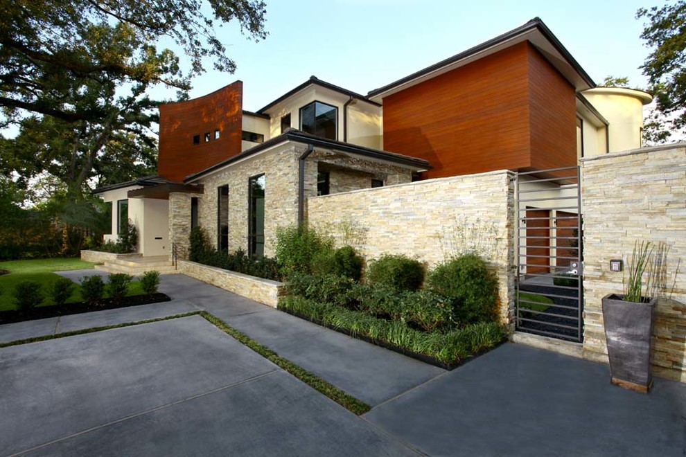 Glenwood House - Modern - Exterior - Houston - by Hollenbeck Architects ...