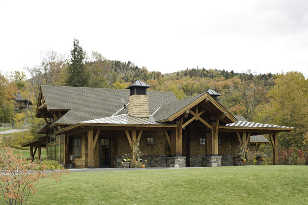 Golf Club Cottage - Rustic - Exterior - Burlington - by Patterson and ...
