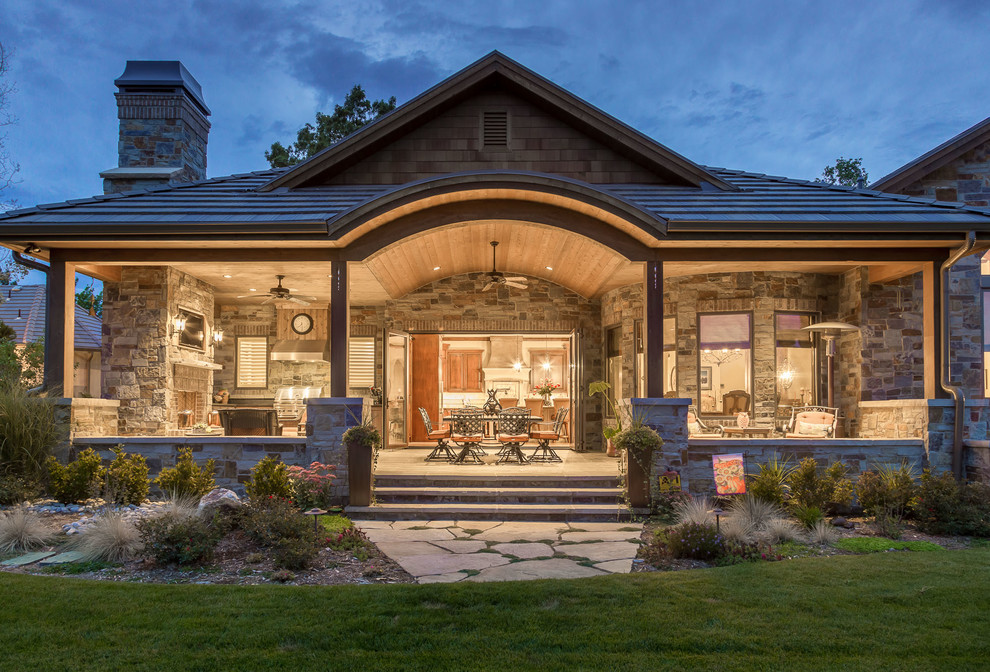 Golf Course Living - Rustic - Exterior - Denver - by CC Designs LLC | Houzz