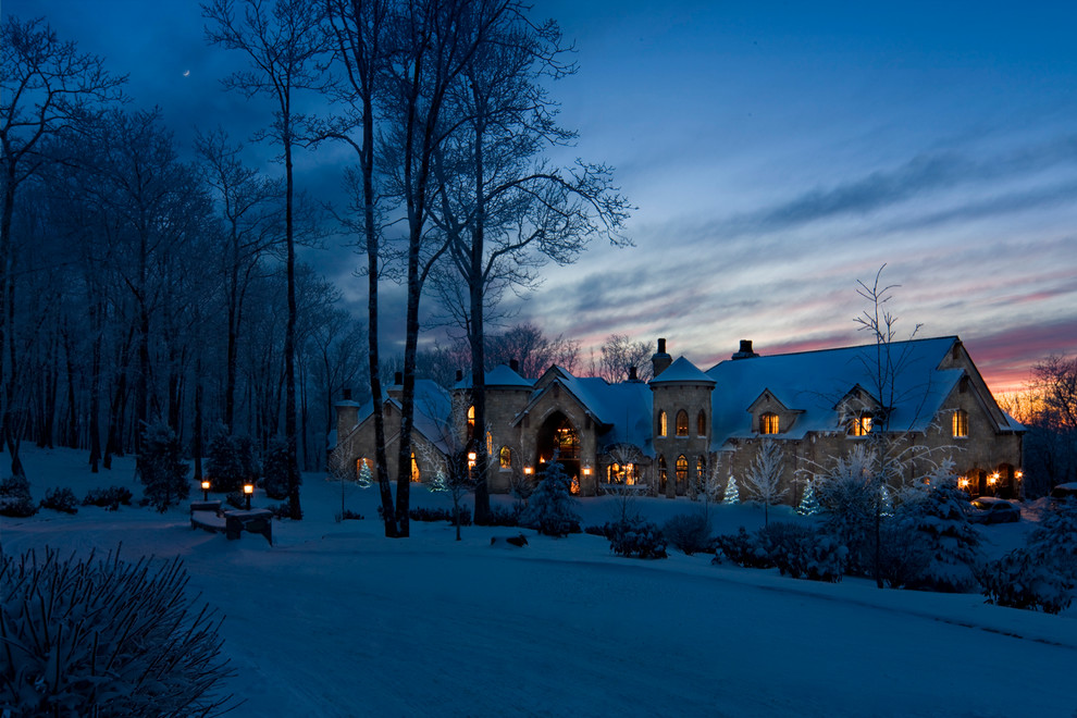 Gothic Castle in the Blue Ridge Mountains - Traditional - Exterior ...