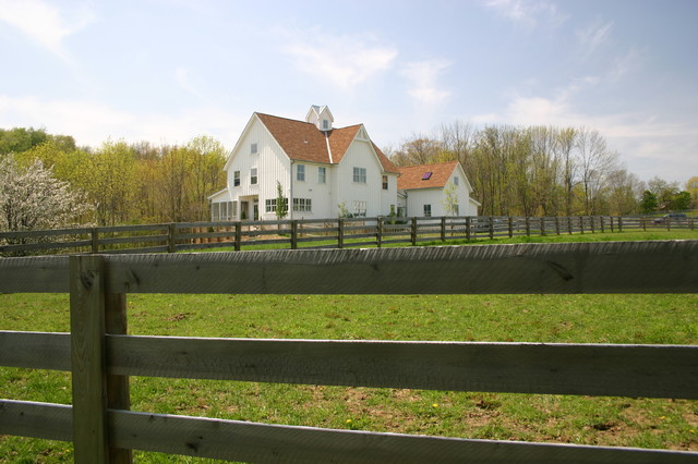 Gothic Revival Farmhouse - Country - House Exterior - Columbus - by ...