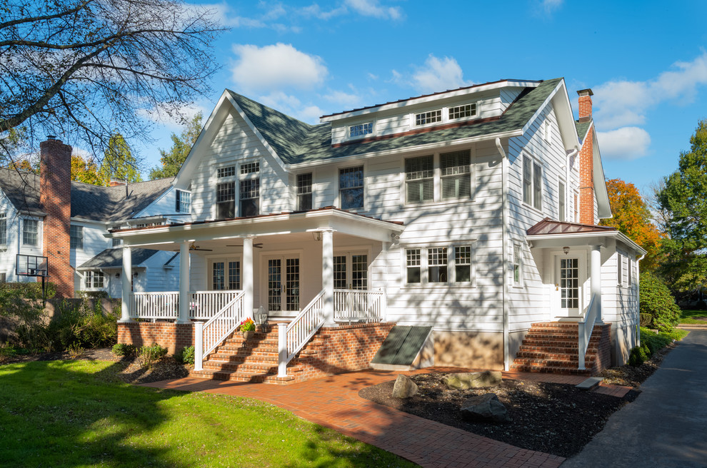 Gracious Colonial Revival Addition - Traditional - Exterior ...