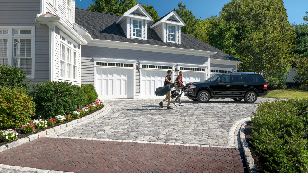 Grand Curb Appeal - Driveway - Traditional - Exterior - Boston - by ...