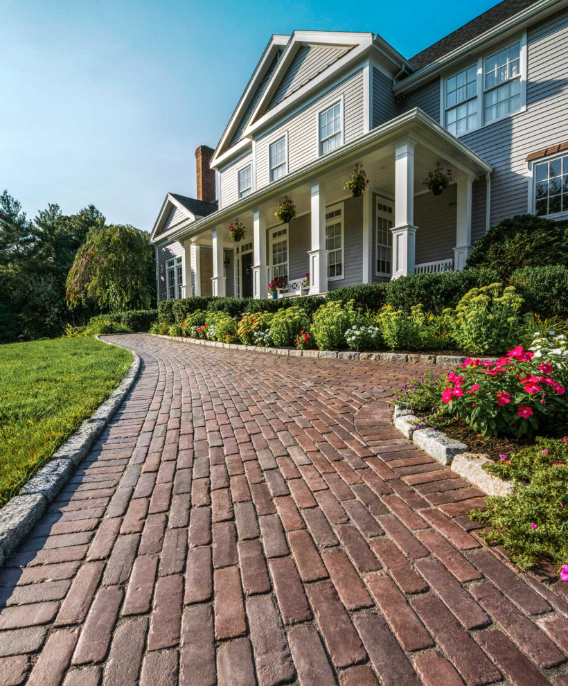 Grand Curb Appeal - Front Entrance - Traditional - Exterior - Boston ...
