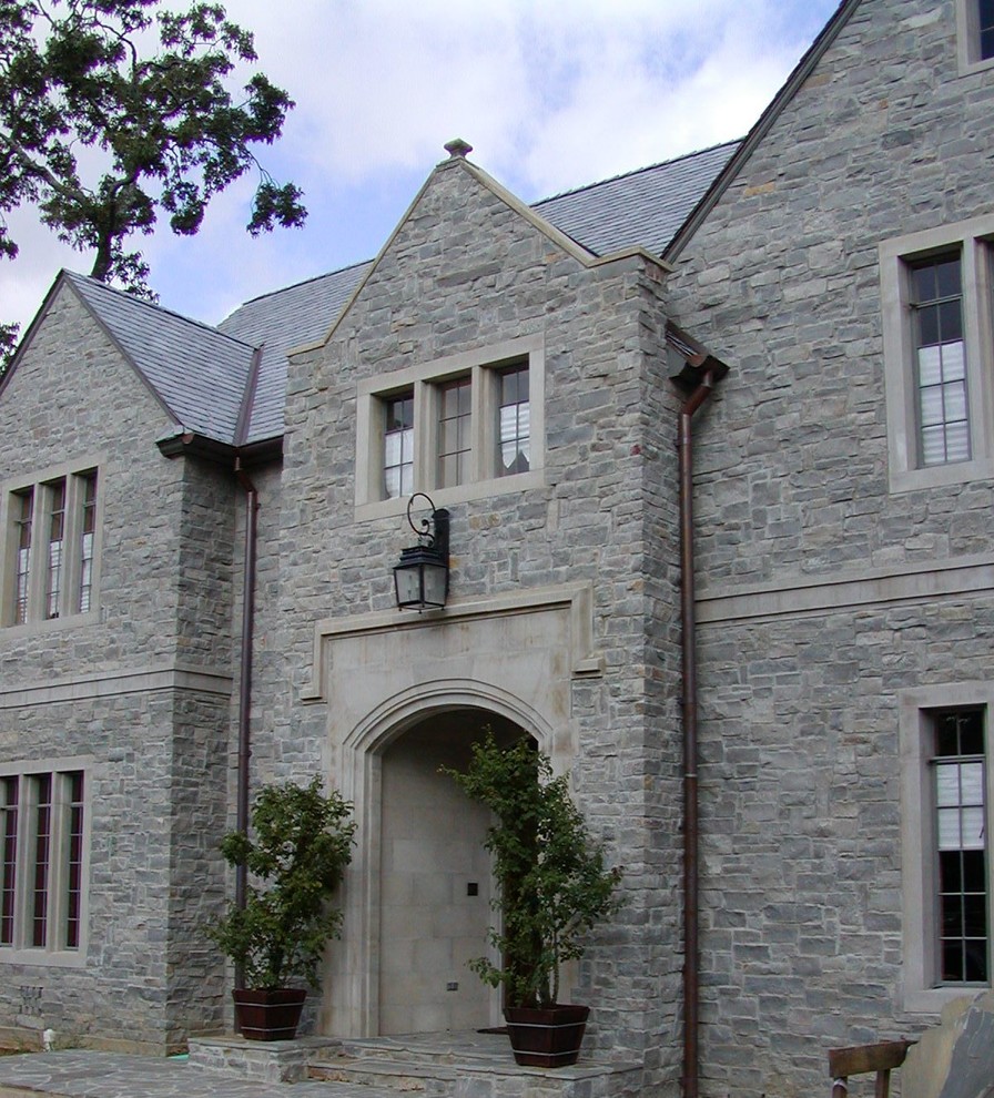 Gray Exterior Stone - Traditional - Exterior - Houston - by Alamo Stone ...