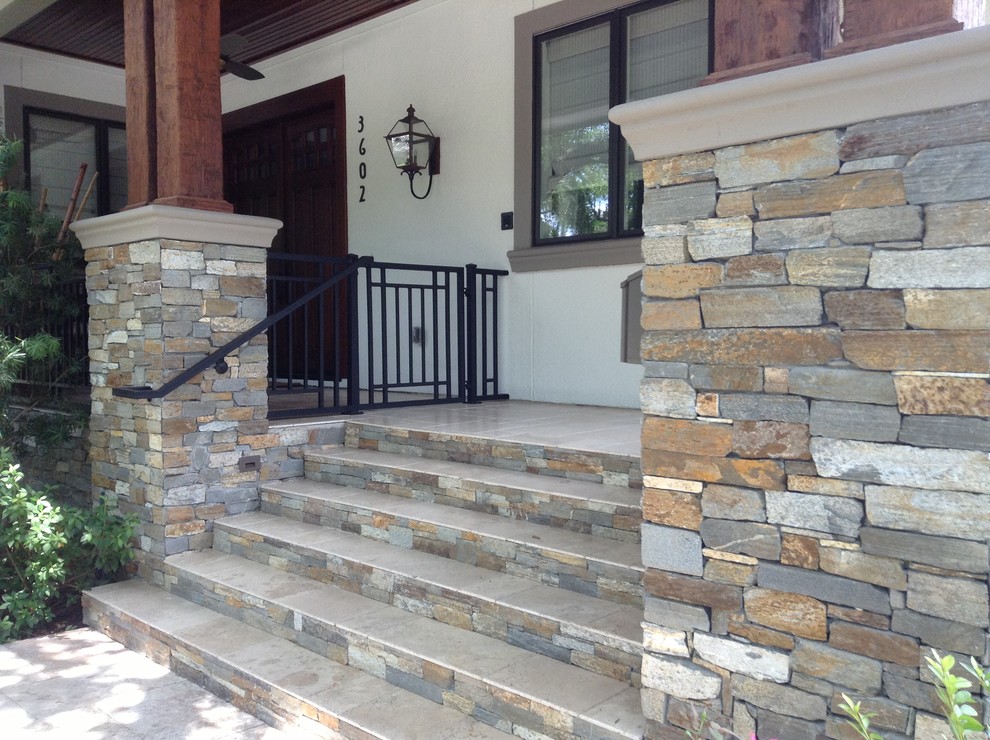 Gray Exterior Stone - Traditional - Exterior - Houston - by Alamo Stone ...