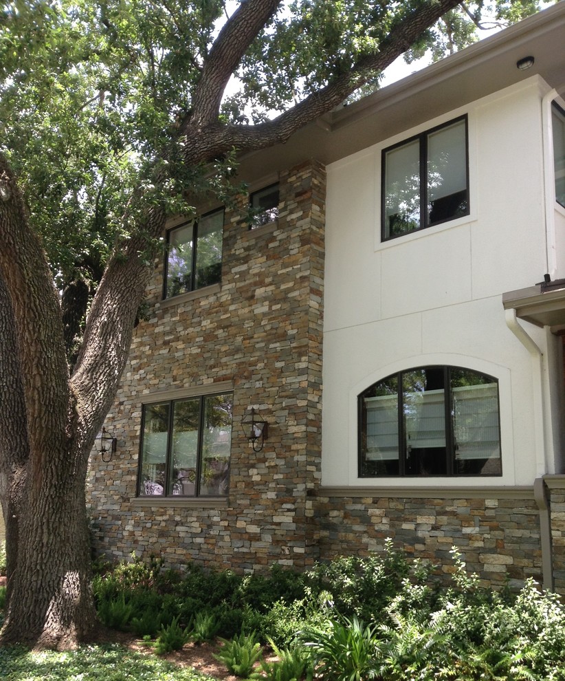 Gray Exterior Stone - Traditional - Exterior - Houston - by Alamo Stone ...