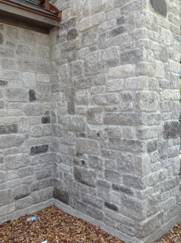 Gray Exterior Stone - Traditional - House Exterior - Houston - by Alamo ...