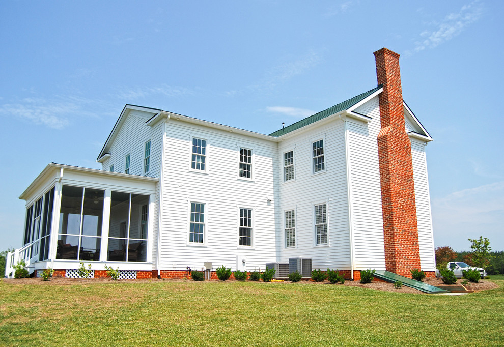 Greek Revival Farm House - Farmhouse - Exterior - Other - by Custom ...