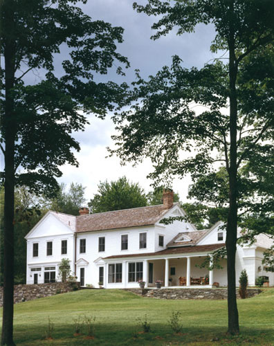 Greek Revival Farmhouse - House Exterior - New York - by Trumbull ...
