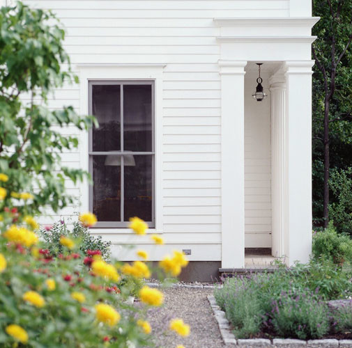 Greek Revival Farmhouse - Façade - New York - par Trumbull Architects ...