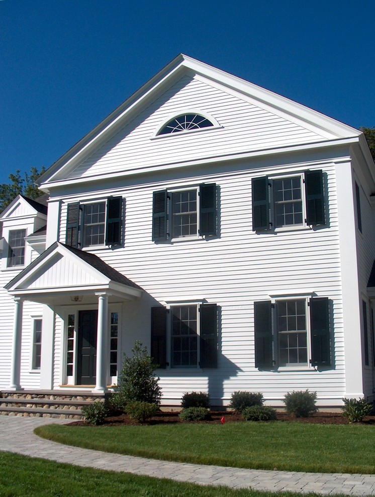 Greek Revival Style Home - Traditional - Exterior - Boston - by JB ...