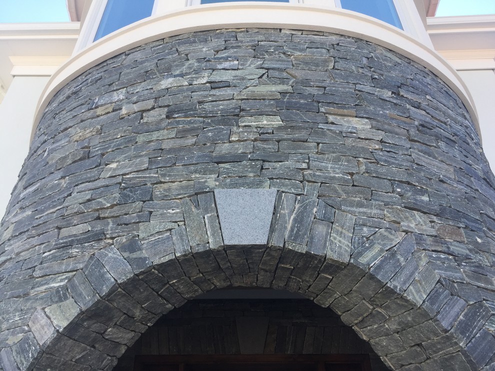 Greenwich Gray Ashlar exterior siding - Contemporary - Exterior ...