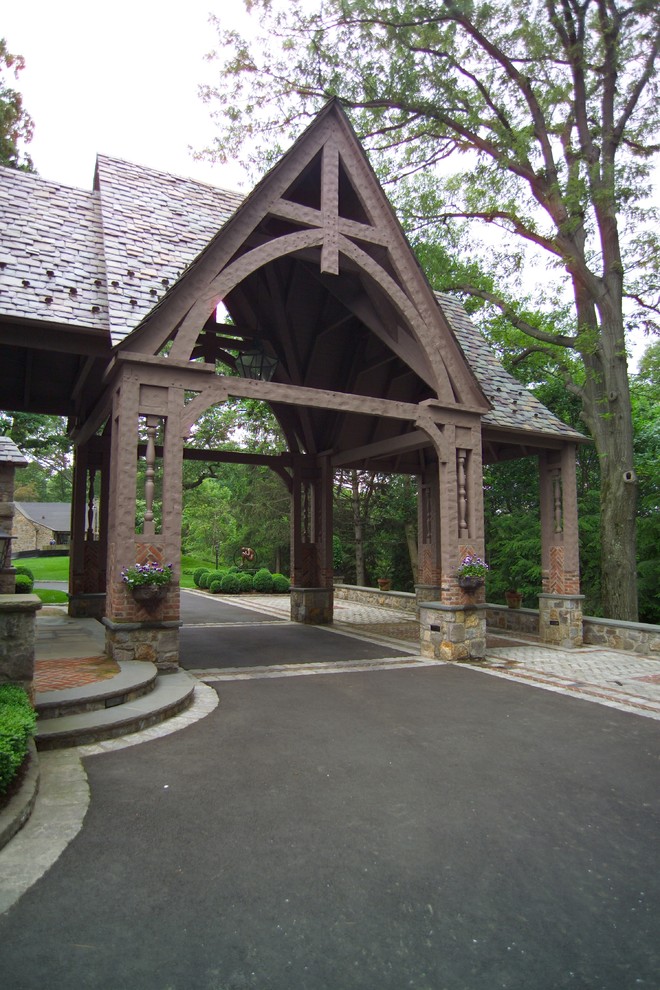 Greenwich - Tudor #2 - Addition/Renovation - Traditional - Exterior ...