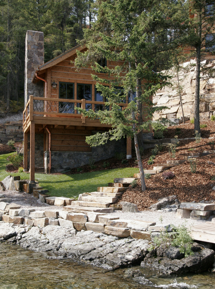 Guest Cabin by the Lake - Rustic - House Exterior - Other - by Caribou ...
