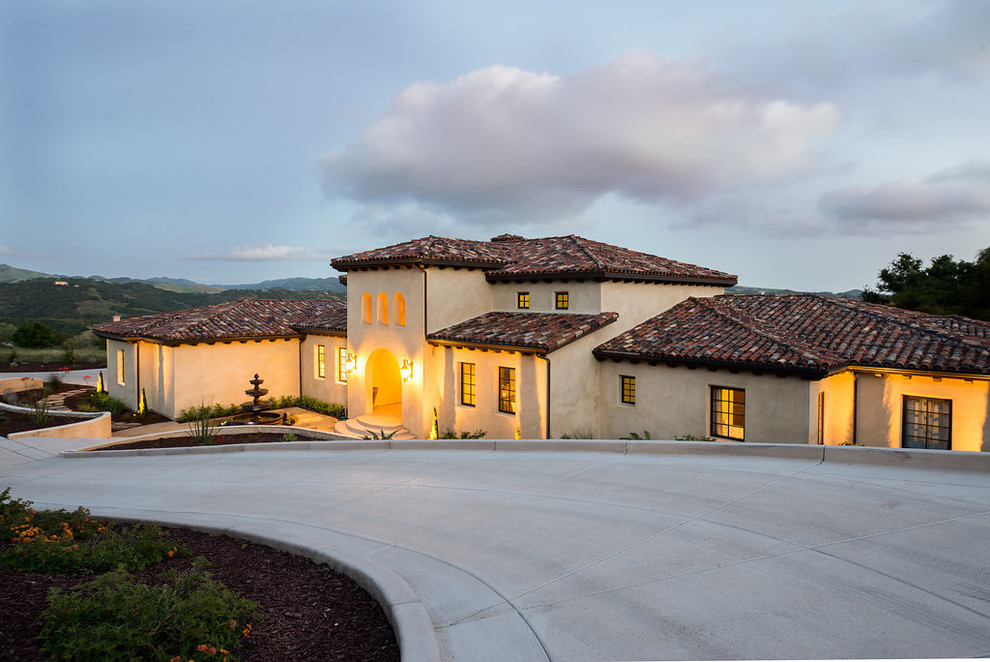 Monte Sereno Residence - Mediterranean - Exterior - San Luis Obispo ...