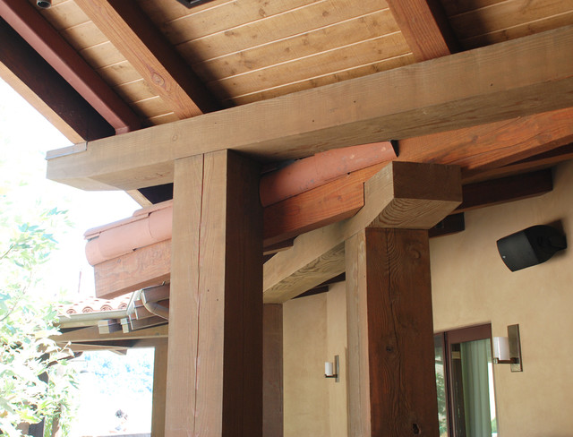 Hacineda porch framing detail - Contemporary - Exterior - San Francisco ...