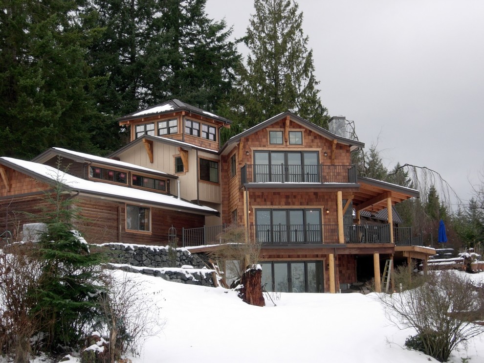 Hagerman Lodge - Eclectic - Exterior - Seattle - by Drager Architecture ...