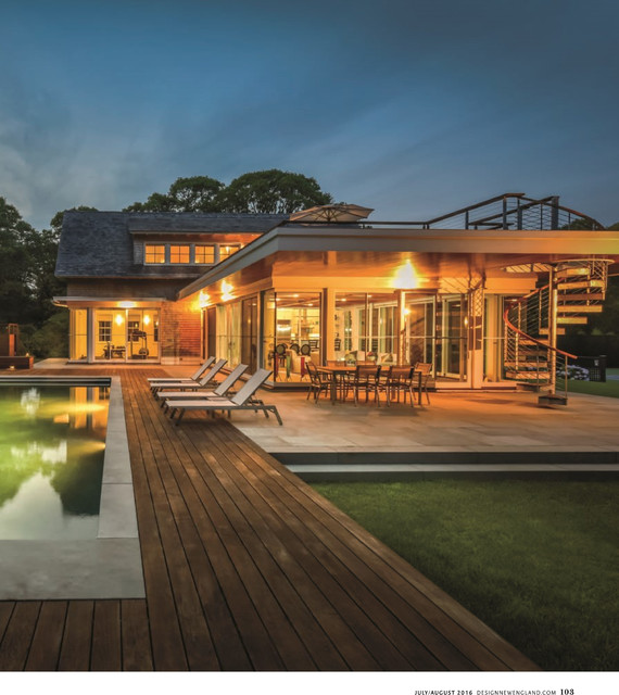 Half Glass House Exterior - Contemporary - Exterior - Boston - by ...