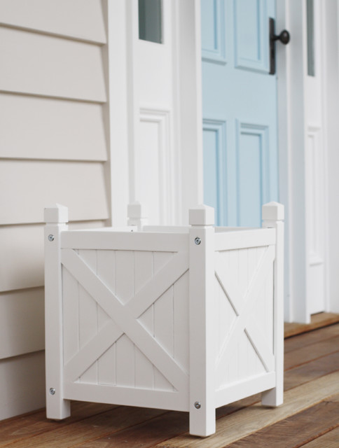 Hamptons Planter Box - Traditional - Exterior - Brisbane - by Seacova ...