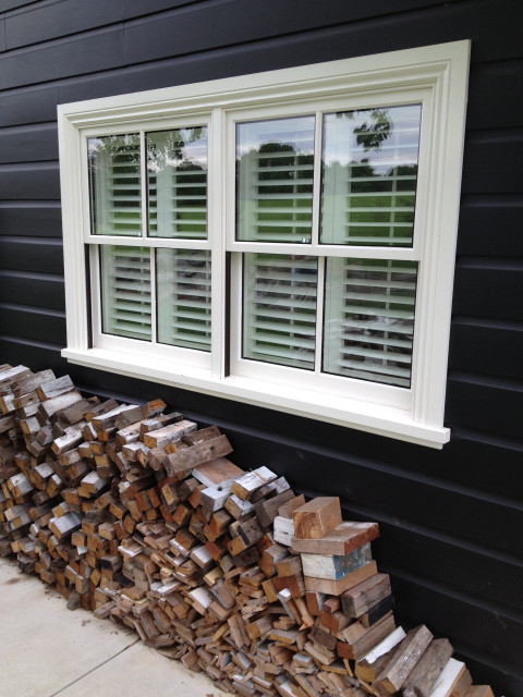 Hamptons style double hung windows - Contemporary - Exterior - Gold ...