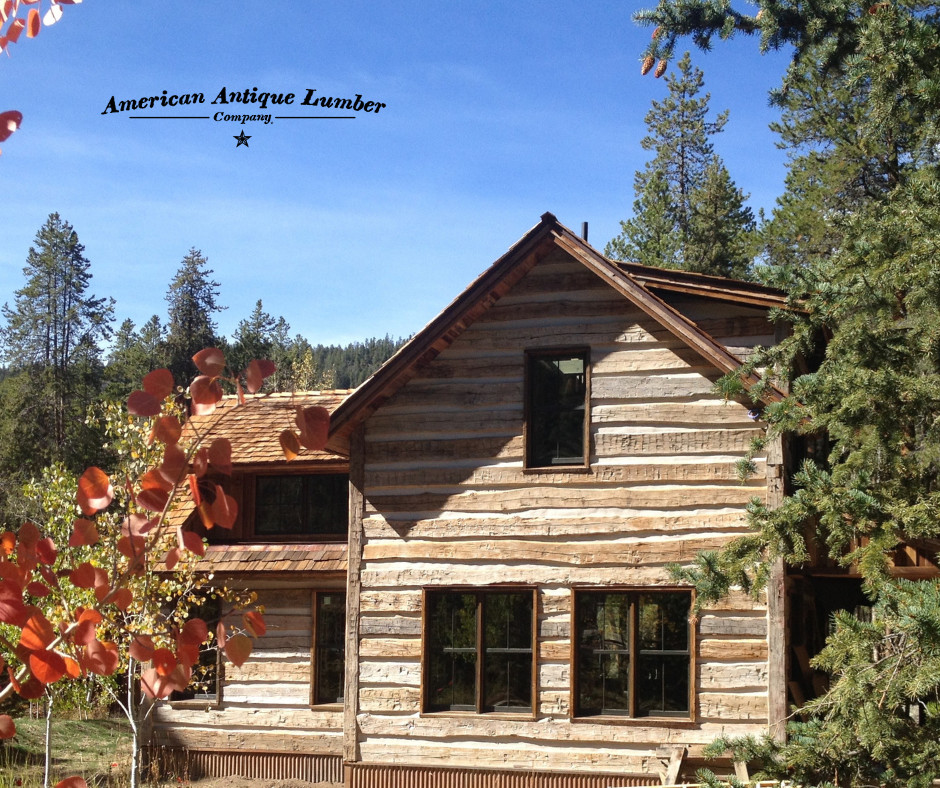 Reclaimed Hand Hewn Skins - Rustic - Exterior - by American Antique ...
