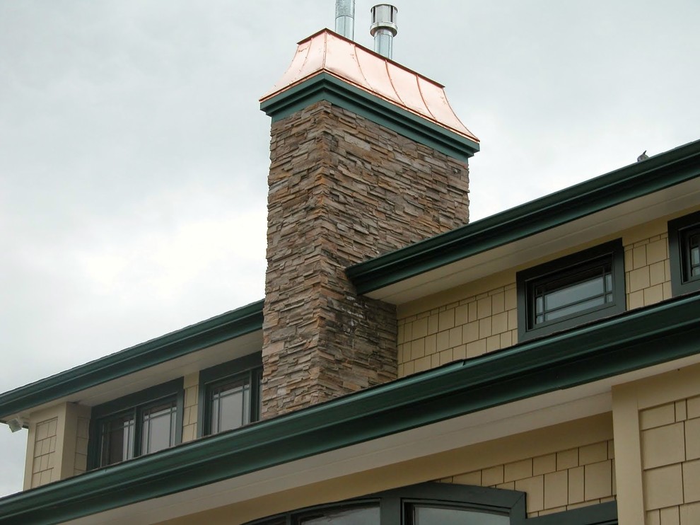 Hande made copper chimney cap - Traditional - Exterior - New York - by ...