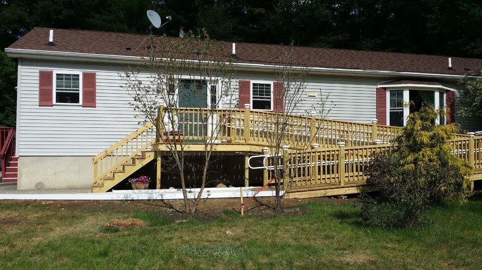 Handicap Ramp with RDI ADA Railings - Exterior - Boston - by A.J ...