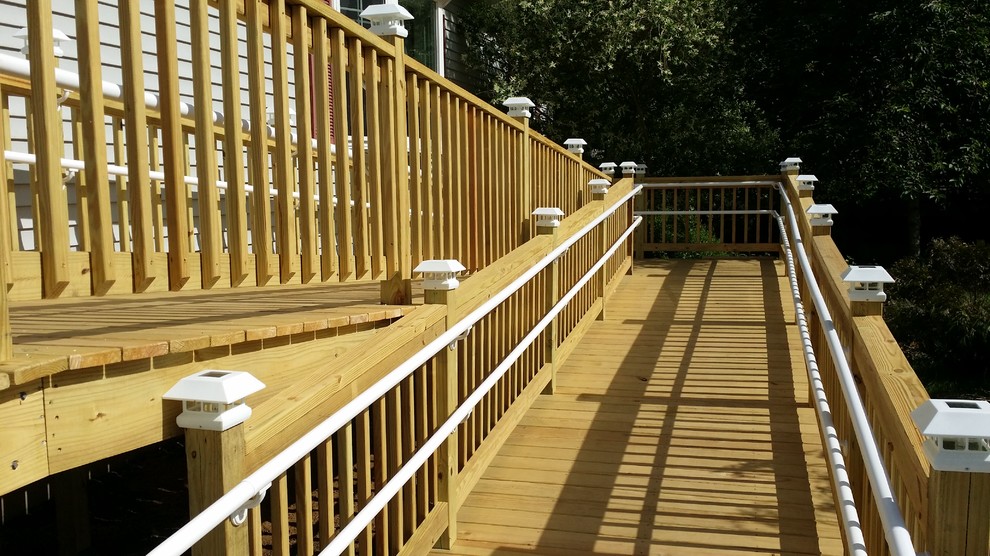 Handicap Ramp with RDI ADA Railings - Exterior - Boston - by A.J ...