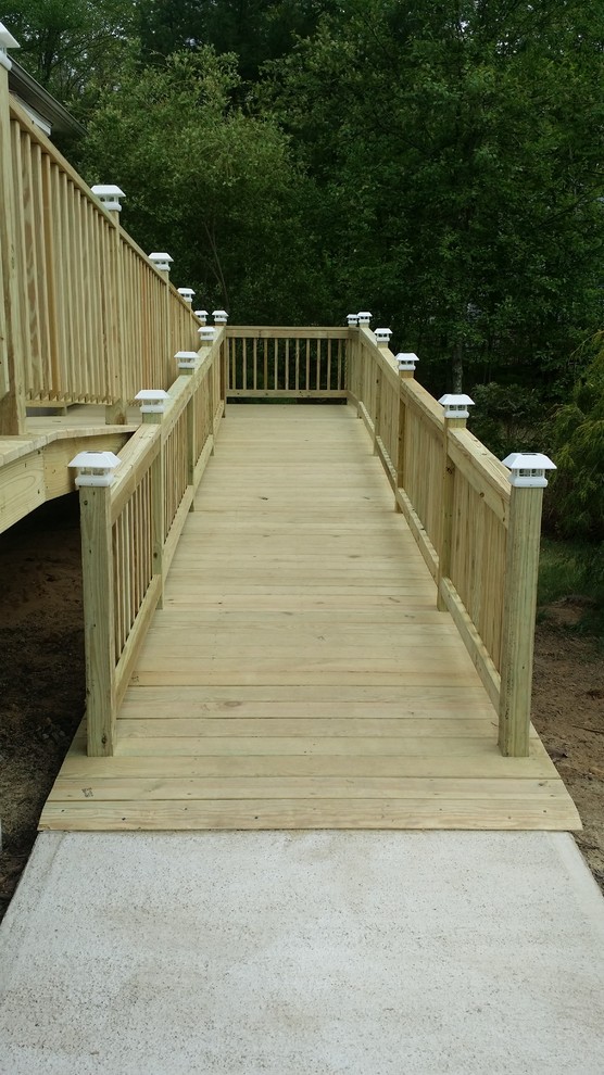 Handicap Ramp with RDI ADA Railings - Exterior - Boston - by A.J ...